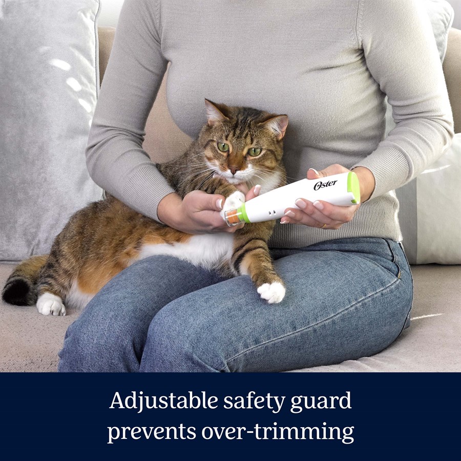 Oster Gentle Paws trådløs elektrisk neglefil - batteridrevet neglefil ...