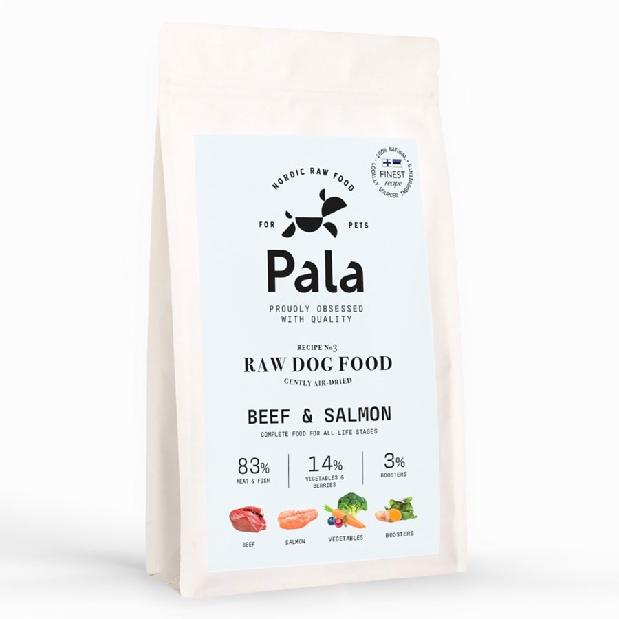 Pala Raw Dog Food Recipe No3 - Beef & Salmon, 1 kg